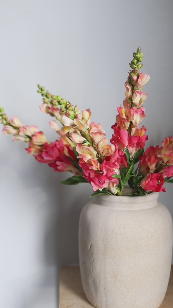 Real Touch Orange Snapdragon | Fake Snapdragons | Artificial Flowers